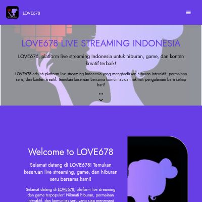 LOVE678 LIVE STREAMING INDONESIA