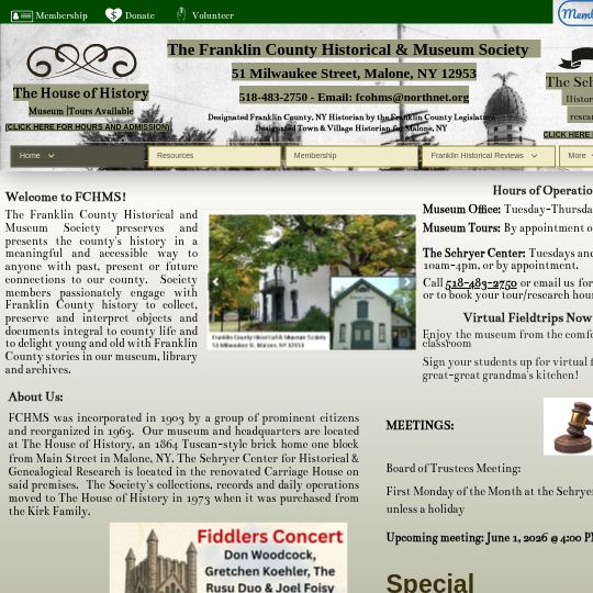 House of History - franklinhistory