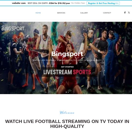 HOME - Live football streaming
