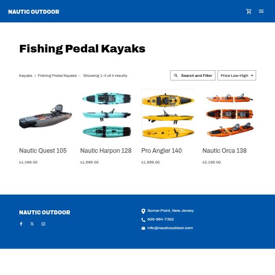 Fishing Pedal Kayaks | nauticoutdoor.com