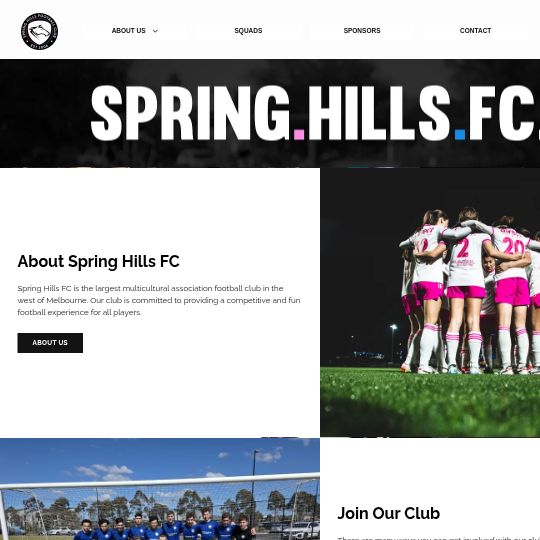 Home - Spring Hills Football Club- Caroline Springs