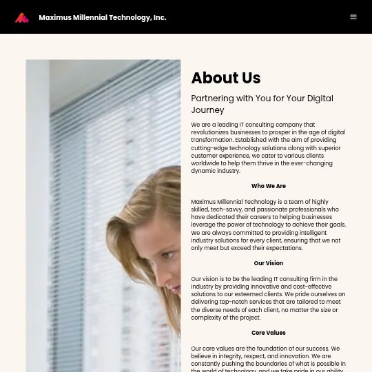 Home | maximusmillennialtechnology.com