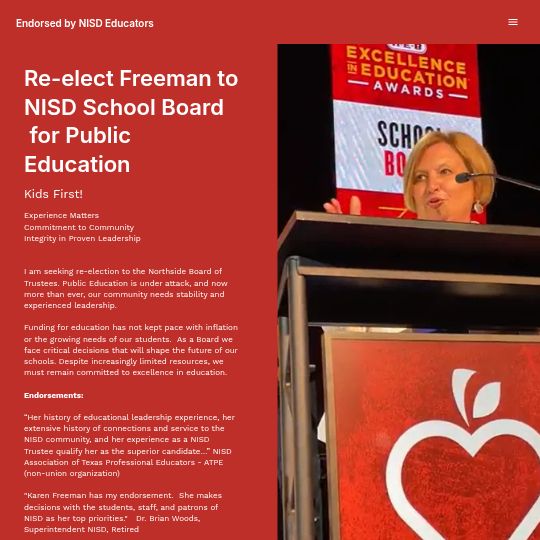 Leadership | www.freemanfornisd.org