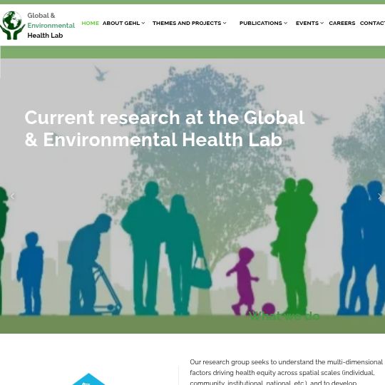 Themes and Projects - GEHLAB | Global and Environmental Health Lab
