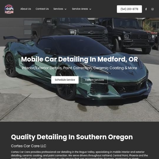 Auto Detailing Medford Oregon